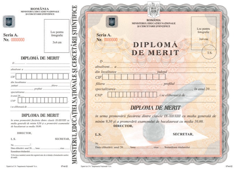 Diplomă de Merit